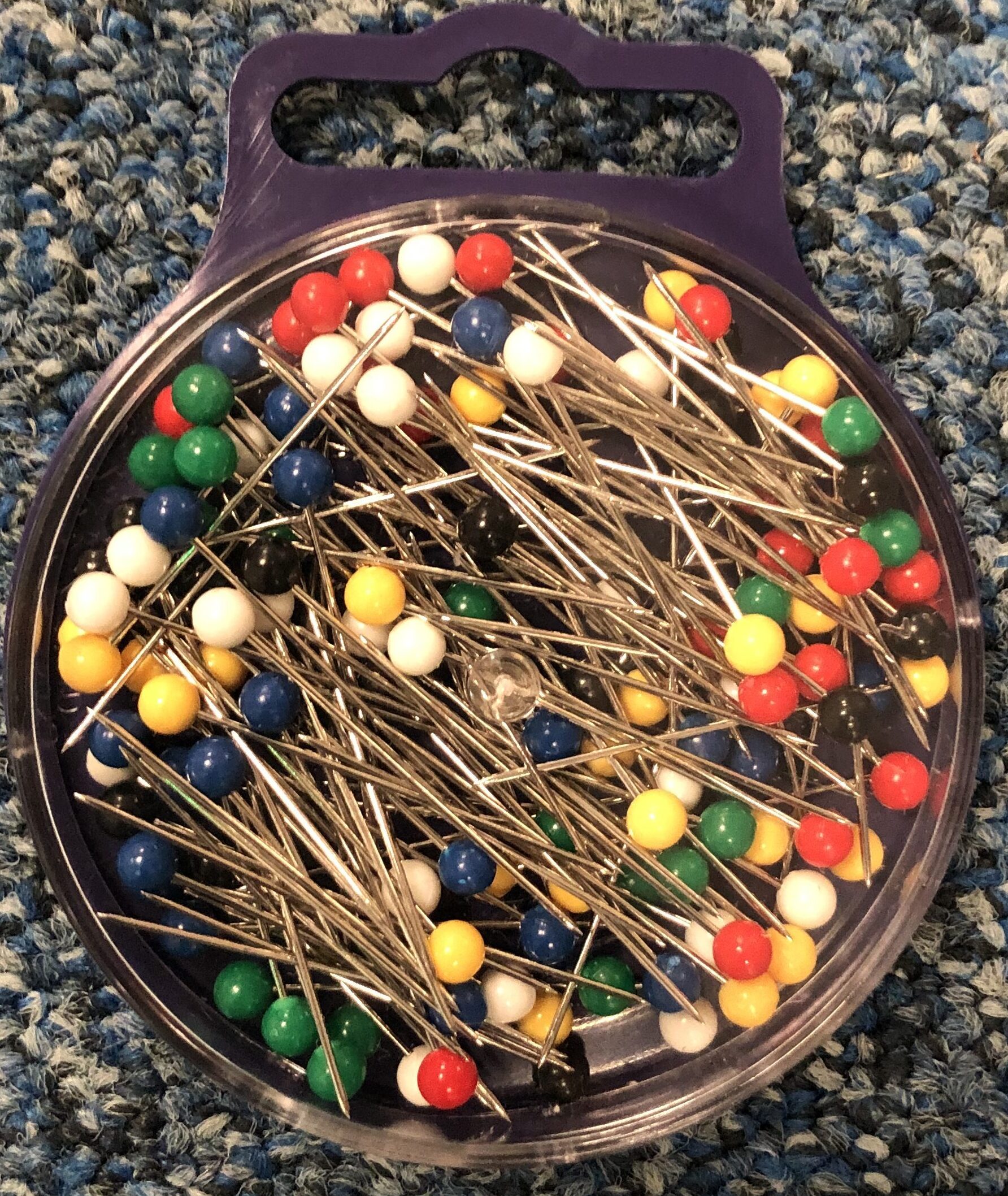 Coloured Headed Pins - Martins Upholstery Supplies